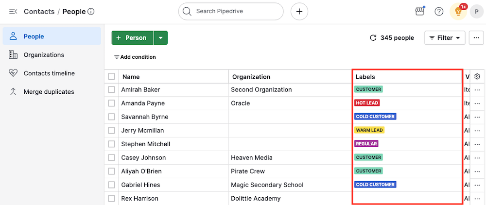 Contact people vs. leads - Knowledge Base | Pipedrive
